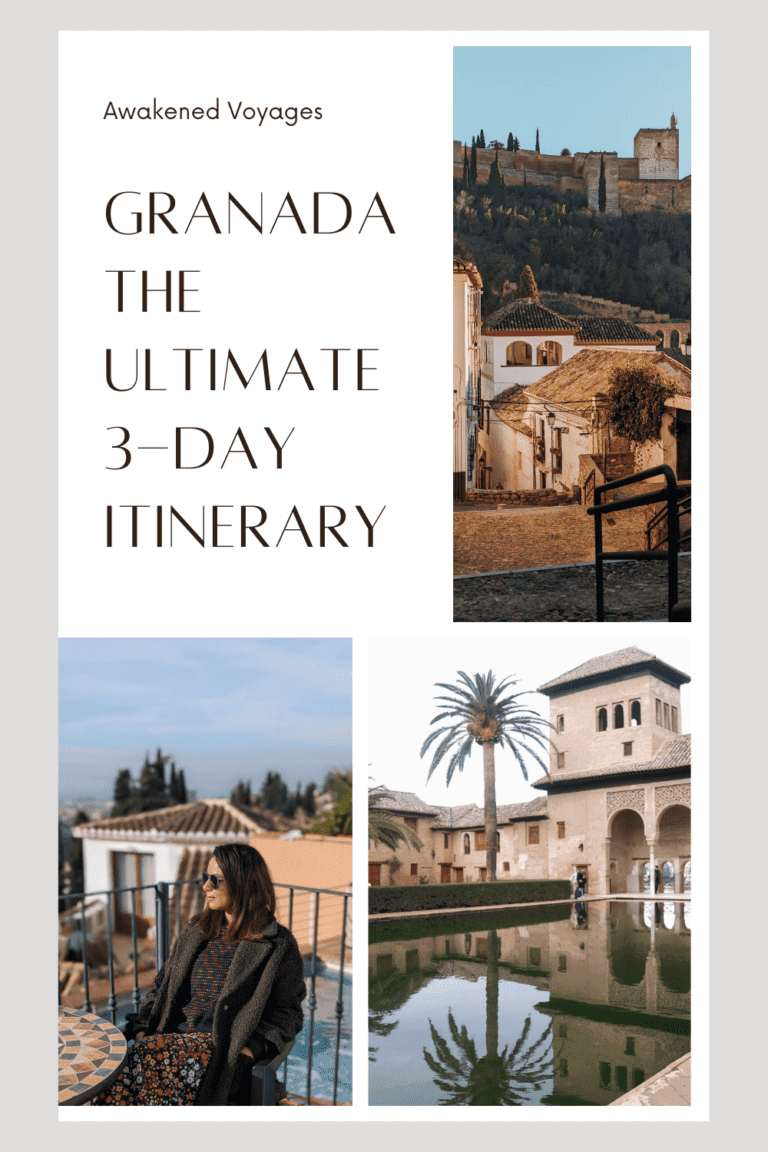 The Ultimate 3 Days Itinerary in Granada: Your Complete Travel Guide ...